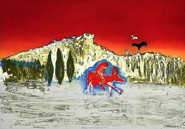 Red Cow at Shoalhaven by Arthur Merric Boyd | Oil Painting Reproduction