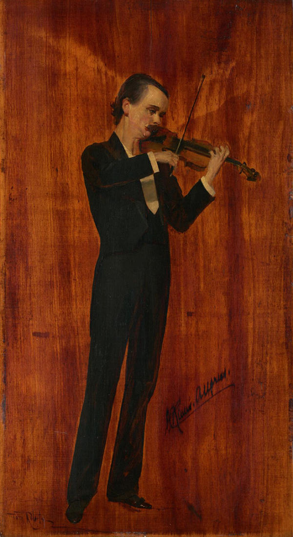 G Rivers Allpress 1895 by Tom Roberts | Oil Painting Reproduction