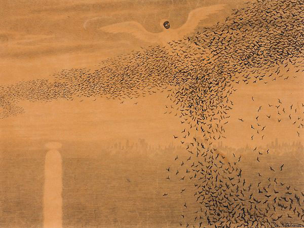 Mirage 1888 by Theodor Kittelsen | Oil Painting Reproduction