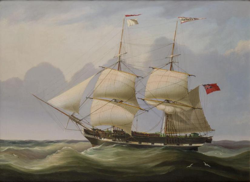 The Merchant Brig Madonna by John Lynn | Oil Painting Reproduction