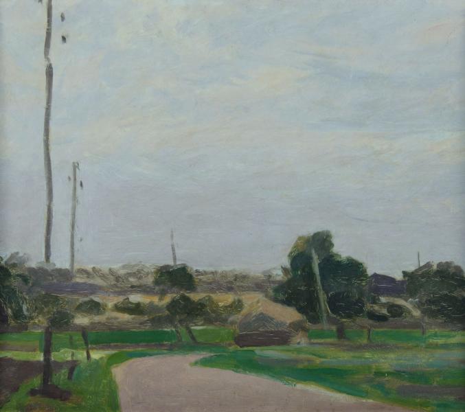 Study Gometz Le Chatel by Max Meldrum | Oil Painting Reproduction