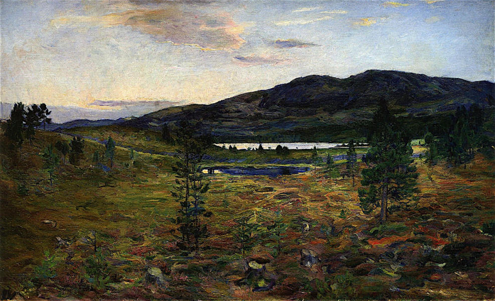 Einundfjell 1897 by Harriet Backer | Oil Painting Reproduction