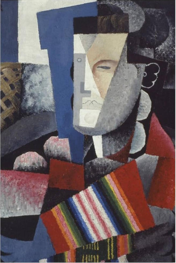 Portrait of Martin Luis Guzman by Diego Rivera | Oil Painting Reproduction