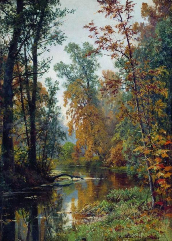 Park in Pavlovsk 1888 by Ivan Shishkin | Oil Painting Reproduction