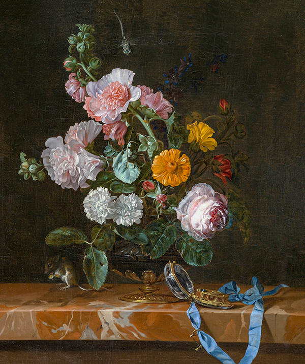 Vanitas Flower Still Life by Willem van Aelst | Oil Painting Reproduction