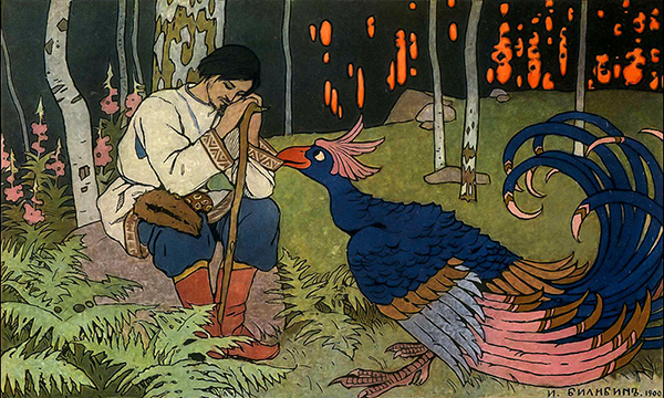 A Bird Woke Him by Pecking at His Sleeve, 1917 | Oil Painting Reproduction