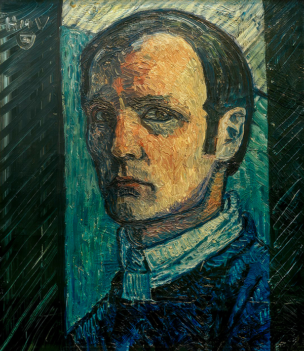 Self Portrait, 1914 by Heinrich Vogeler | Oil Painting Reproduction
