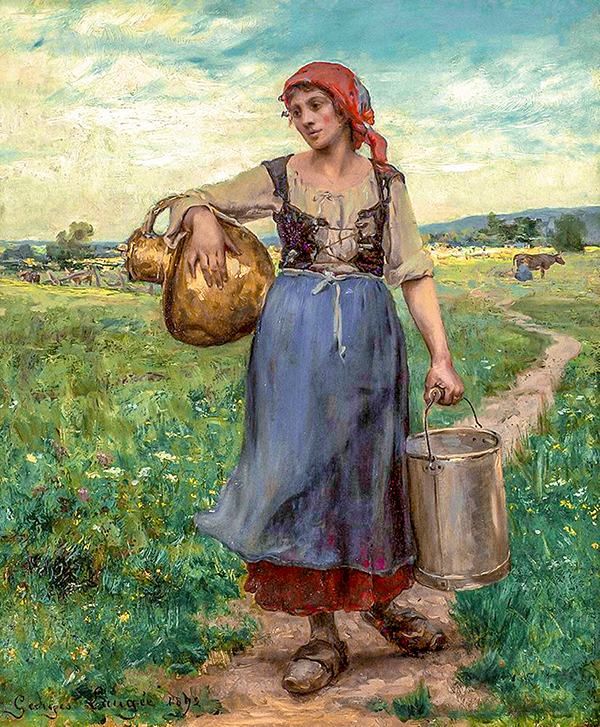 Returning from the Fields, 1892 | Oil Painting Reproduction