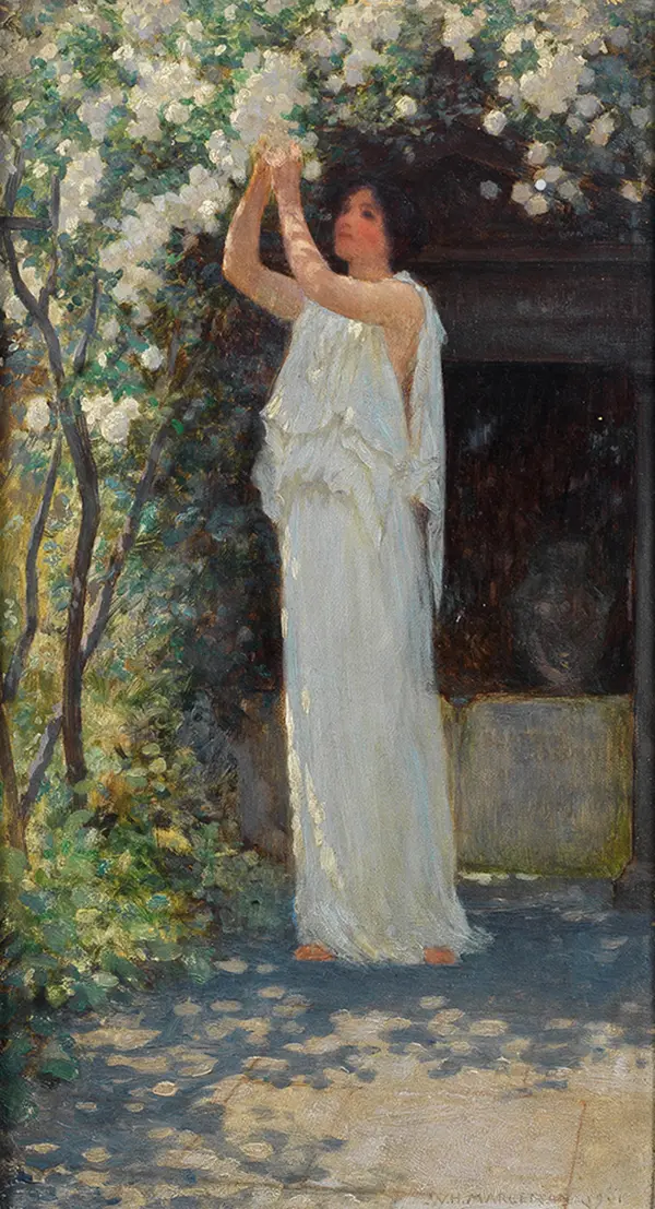 Springtime by William Henry Margetson | Oil Painting Reproduction ...