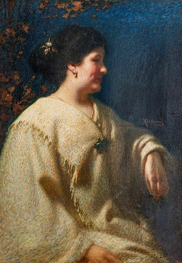 Portrait of a Lady by Paul Albert Besnard | Oil Painting Reproduction