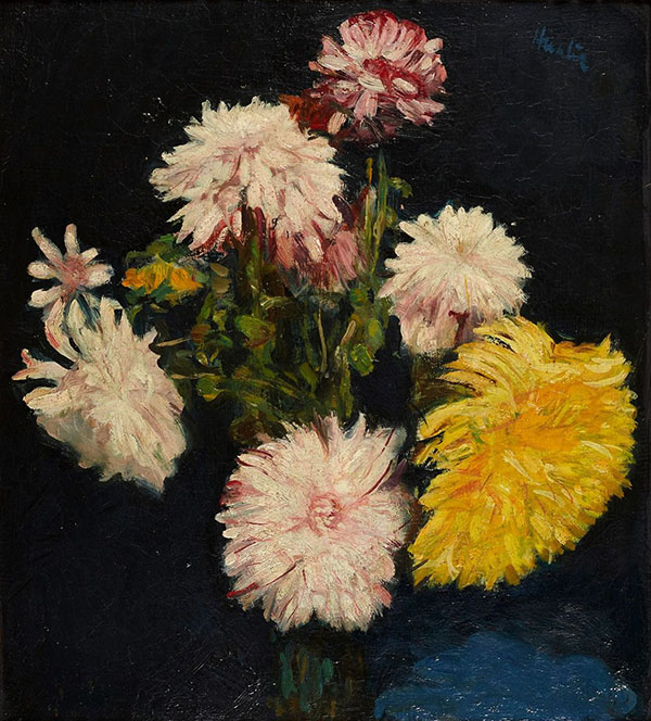 A Still Life of Chrysanthemums | Oil Painting Reproduction