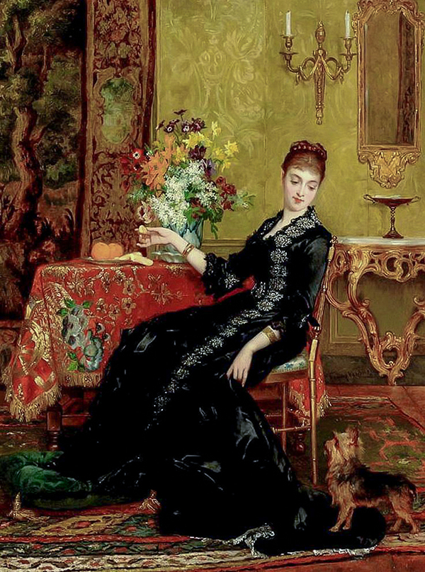 Tempting Fruit by Frans Verhas | Oil Painting Reproduction