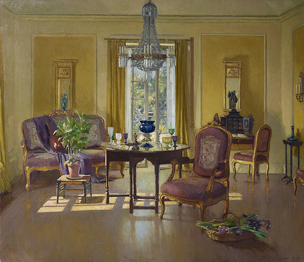 Interior Ardilea North Berwick by Patrick Adam | Oil Painting Reproduction