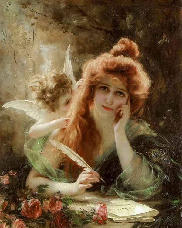 The Love Letter by Gabriel Ferrier | Oil Painting Reproduction