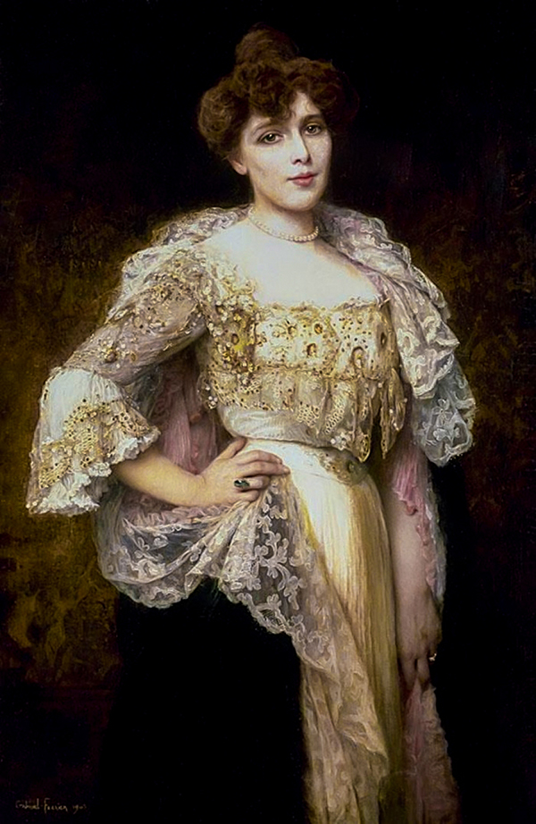 Portrait of a Lady, 1903 by Gabriel Ferrier | Oil Painting Reproduction