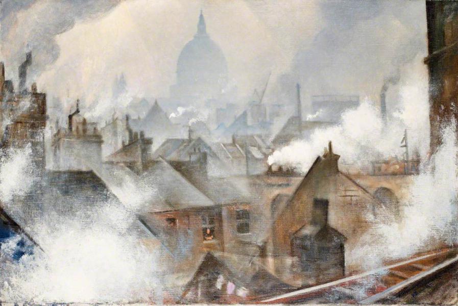 St Paul's from the South | Oil Painting Reproduction