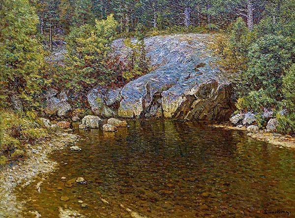 Trout Pool North Newry Maine | Oil Painting Reproduction