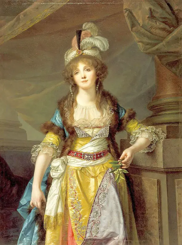 Lady in Turkish Fancy Dress | Oil Painting Reproduction
