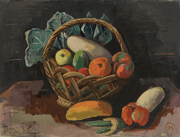 Still Life with Fruit 1925 by Karl Hofer | Oil Painting Reproduction