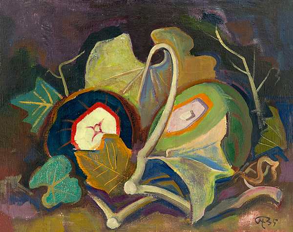 Still Life with Pumpkins 1935 by Karl Hofer | Oil Painting Reproduction